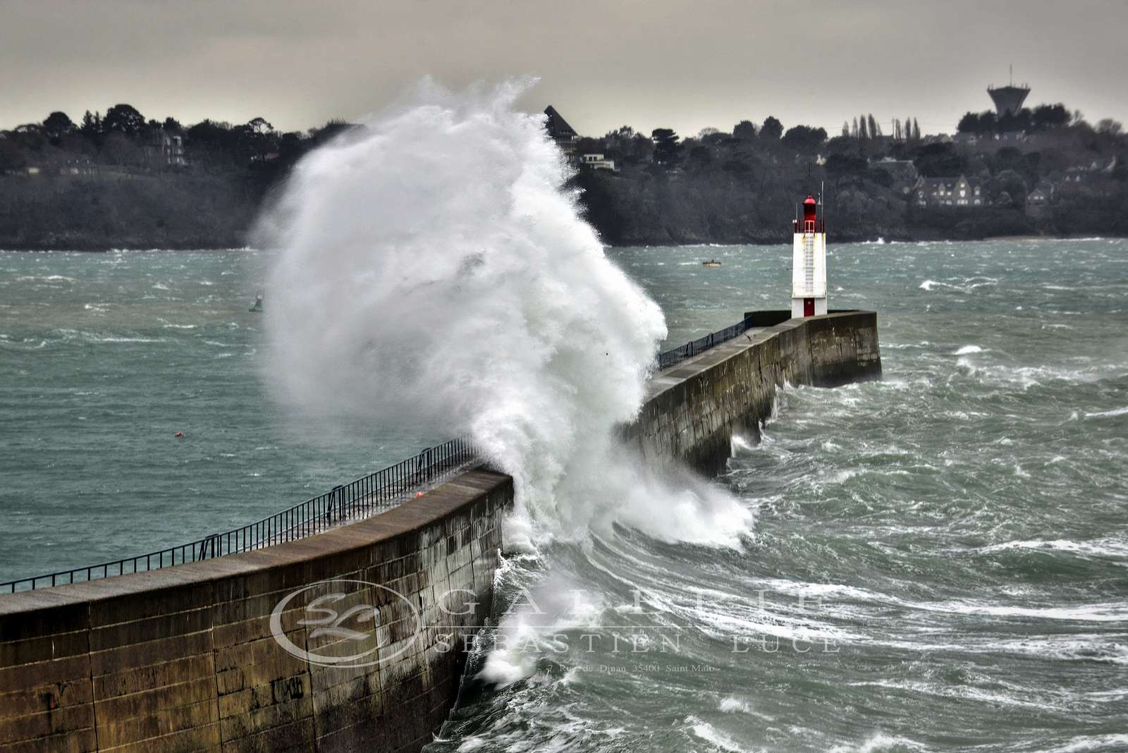Galerie Sébastien Luce Photographies Le rugissement du lion Mer Déchainée