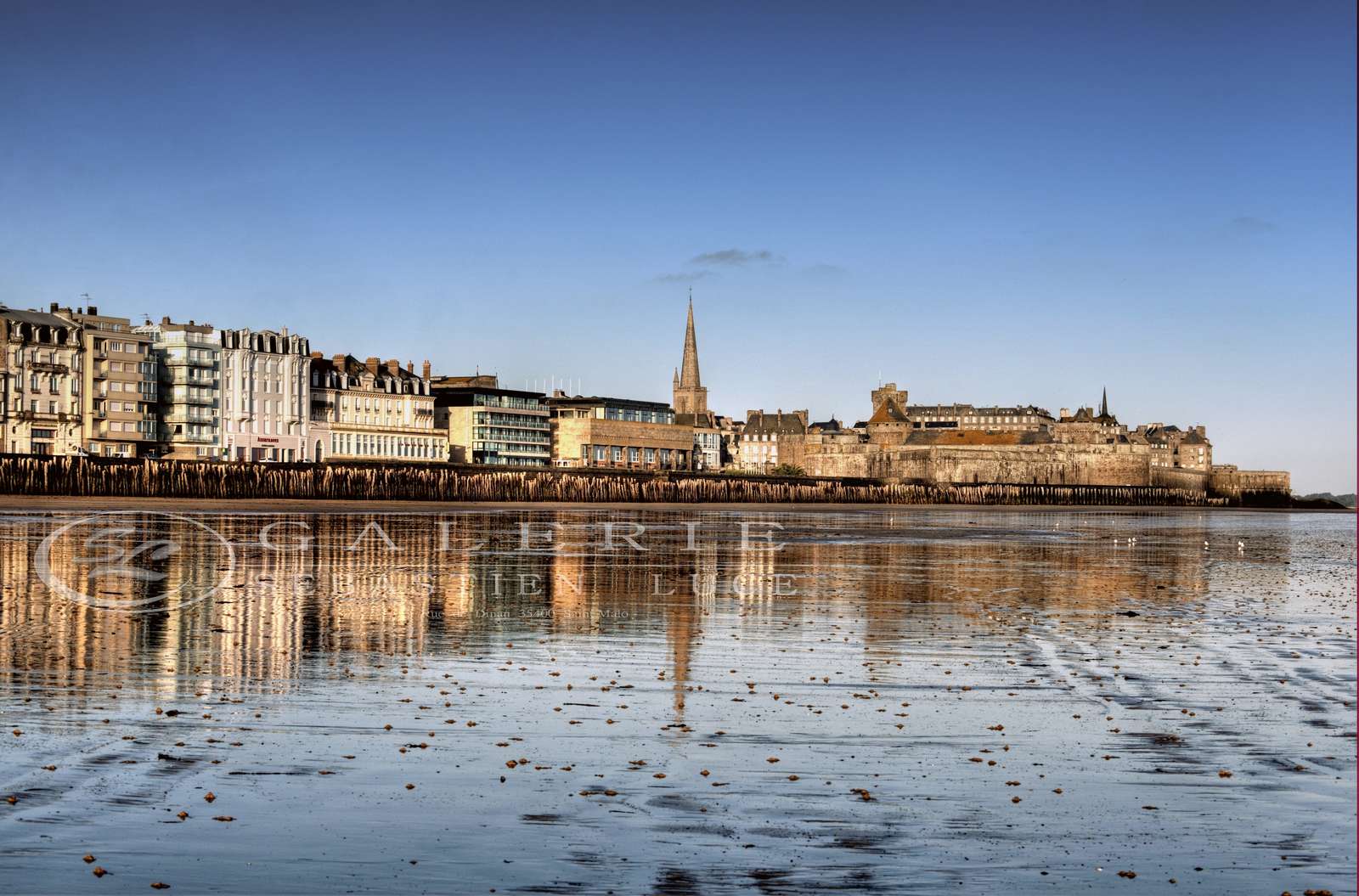 Galerie Sébastien Luce Photographies Plage du Sillon Saint-Malo / Le Sillon